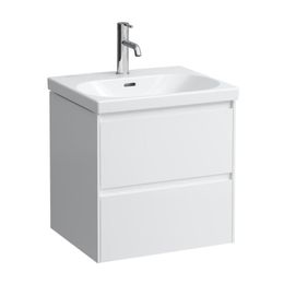 Laufen LUA Schrank mit Waschtisch, 2 Auszüge, H8100820001041+H4035221122601,