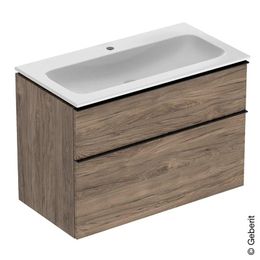 Geberit iCon Schrank mit Waschtisch, 2 Ausz&uuml;ge, 502337JR1,