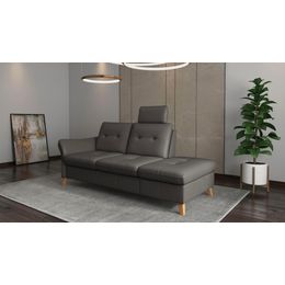 Sit & More Recamiere SIT & MORE "Göteborg", braun (mocca), B:210cm H:90cm T:92cm, Sofas, inklusive Federkern