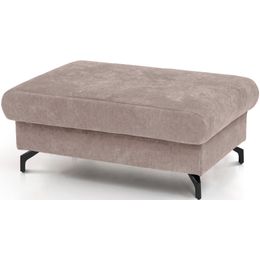 Polsterhocker COTTA "Kitty, B: 100 cm", braun (mud), B:100cm H:45cm T:65cm, Microfaser (100% Polyester);Flachgewebe (100% Polyerster), Hocker, Polsterhocker, individuell zu kombinieren