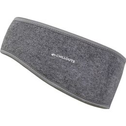 Stirnband Chillouts "Freeze Fleece Headband", Damen, grau, Fleece, Kunstfaser, unifarben, Mützen, Wärmend und anschmiegsam