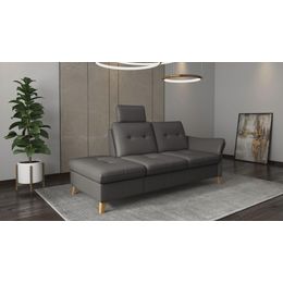 Sit & More Recamiere SIT & MORE "Göteborg", braun (mocca), B:210cm H:90cm T:92cm, Sofas, inklusive Federkern