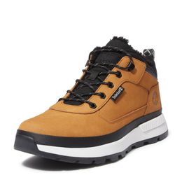 Schnürboots Timberland "FIELD TREKKERLOW WARM LINED SNEAKER", Gr. 46, wheat nubuck, Leder, Schuhe, Wintersneaker, Sneaker, Winterschuhe, gefüttert