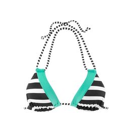 Kangaroos Triangel-Top Damen Gr&ouml;&szlig;e 80 jade / schwarz / wei&szlig;