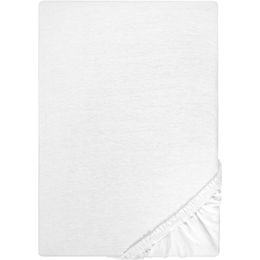 Spannbettlaken "Jersey-Kids", wei&szlig;, B:70cm L:140cm, Jersey, Obermaterial: 100% Baumwolle, CASTELL - MARKENBETTW&Auml;SCHE, Bettlaken, Spannbettlaken, mit Rundumgummizug