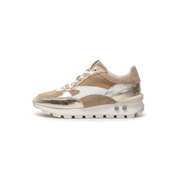 Floris van Bommel Sneaker Damen Gr&ouml;&szlig;e 38.5 beige / gold / silber