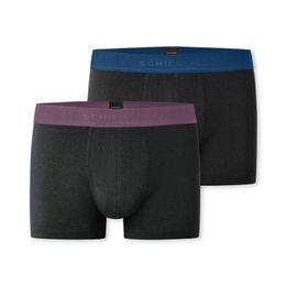 2 Schiesser Slipboxer long - Herren - Gr. Xl/7 - schwarz