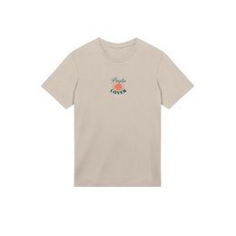 F4NT4STIC T-Shirt 'Pasta Lover' Herren Gr&ouml;&szlig;e XXL sand / smaragd / orange
