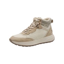 Tamaris Schn&uuml;rstiefelette Damen Gr&ouml;&szlig;e 40 beige / hellbeige Winterschuhe