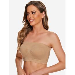 MAGICSHE Top 'Tube Top' Damen Gr&ouml;&szlig;e M beige