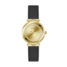 Guess Analog Watch female Gold size One Size