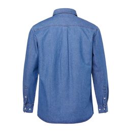 Men Plus Hemd Herren Gr&ouml;&szlig;e XXL blue denim