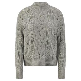 include - Pullover, grau, Gr. 44 / L - Schurwolle