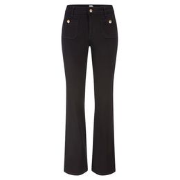 Peter Hahn Brax - Bootcut-Jeans, schwarz, Gr. 46 / L - Lyocell