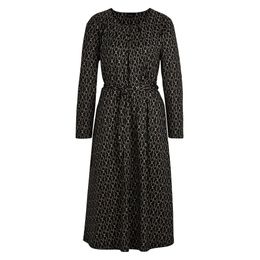 Madeleine Mode MADELEINE Kleid Damen Größe 46 hellbraun / schwarz Winterkleid