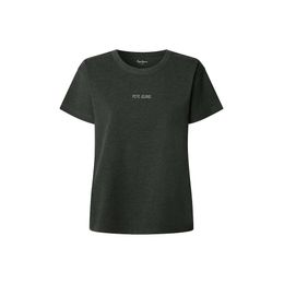 Pepe Jeans T-Shirt 'Bemma' Damen Größe M dunkelgrau / silber