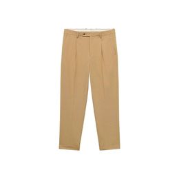 Mango Man Pleat-Front Pants 'Boston' male Beige size 36