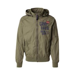 CAMP DAVID Jacke Herren Größe S navy / oliv / rot