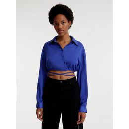 EDITED Bluse 'Laetizia' Damen Gr&ouml;&szlig;e XS blau