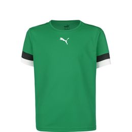 Puma Sportshirt 'TeamRise' Jungen Gr&ouml;&szlig;e 128 smaragd / schwarz / wei&szlig;