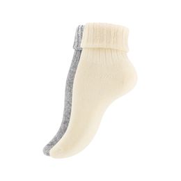 Cotton Prime Socken Damen Gr&ouml;&szlig;e 39/42 beige / graumeliert