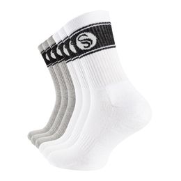 Stark Soul&reg; Stark Soul Socken Herren Gr&ouml;&szlig;e 43/46 grau / schwarz / wei&szlig;
