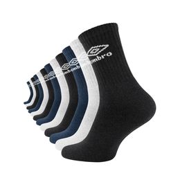 Umbro Sportsocken Herren Gr&ouml;&szlig;e 39/42 navy / graumeliert / schwarz