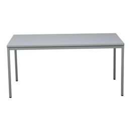 C+P 4-Fu&szlig;-Tisch als Mehrzwecktisch, 750x1800x800mm, 7035/Dekor Lichtgrau ; C + P M&ouml;belsysteme (99699-00003|)