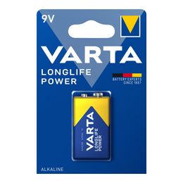 Varta Cons.Varta Batterie Longl.Power E E-Block, 6LR61,Al-Mn 4922 Bli.1 (04922121411)