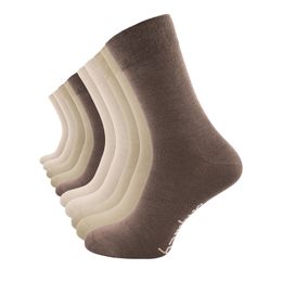 Cotton Prime Socken Damen Gr&ouml;&szlig;e 35/38 nude / schoko / cappuccino
