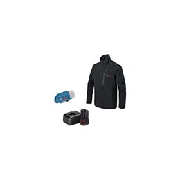 Bosch Beheizbare Kleidung GHJ 12+18V XA: Akkuadapter, Ladegerät, 1x Akku, Gr. S (06188000FX)