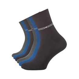 Cotton Prime Socken Herren Gr&ouml;&szlig;e 39/42 marine / dunkelgrau / schwarz