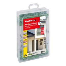 Fischer Meister-Box Rund ums Haus rostfrei + Schraube (120 Teile) (531227)