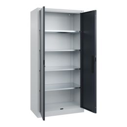 C+P Flügeltürenschrank Serie 89, 1950x930x500mm, 7035/7016 ; C + P Möbelsysteme (08921-00|S10293)