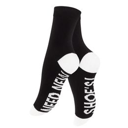 Clark Crown Socken Damen Gr&ouml;&szlig;e 36/40 schwarz / wei&szlig;
