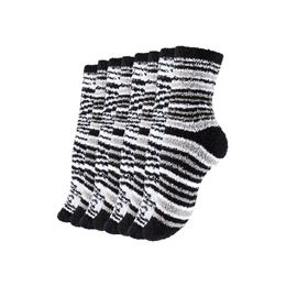 Yenita Socken Damen Gr&ouml;&szlig;e 36/41 grau / schwarz / wei&szlig;