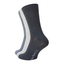 Cotton Prime Socken Herren Gr&ouml;&szlig;e 47/50 grau / anthrazit / hellgrau