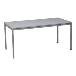C+P 4-Fu&szlig;-Tisch als Mehrzwecktisch, 750x1600x800mm, 7035/Dekor Lichtgrau ; C + P M&ouml;belsysteme (99699-00002|)