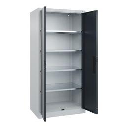 C+P Flügeltürenschrank Serie 89, 1950x930x600mm, 7035/7016 ; C + P Möbelsysteme (08922-00|S10270)