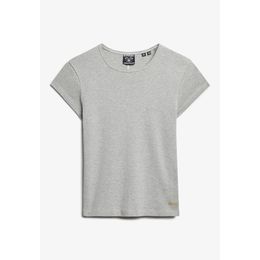 Superdry & Co T-Shirt 'Athletic Essential' Damen Gr&ouml;&szlig;e XXL graumeliert