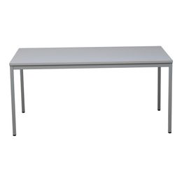 C+P 4-Fu&szlig;-Tisch als Mehrzwecktisch, 750x1200x800mm, 7035/Dekor Lichtgrau ; C + P M&ouml;belsysteme (99699-00001|)