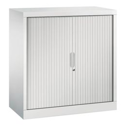 C+P Stahl-Rollladenschrank, 1000x1000x430mm, 7035 ; C + P Möbelsysteme (03242-00-001|)