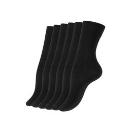 Cotton Prime Socken Damen Gr&ouml;&szlig;e 39/42 schwarz