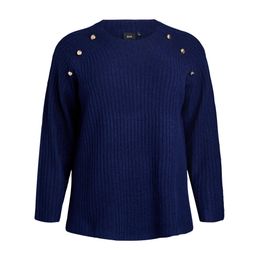 ZIZZI Pullover 'Cacomfy' Damen Gr&ouml;&szlig;e 11XL/12XL blau