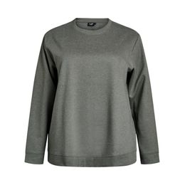 ZIZZI Sweatshirts 'Vigga' Damen Gr&ouml;&szlig;e 11XL/12XL dunkelgr&uuml;n