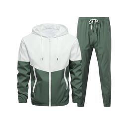 YOUTHUP Sports Suit male Green size 3XL