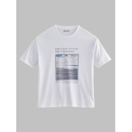 Bearth Shirt ''BEARTH-Print' Bio-Baumwolle' female White size L