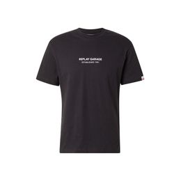 Replay T-Shirt Herren Größe L mint / schwarz / weiß