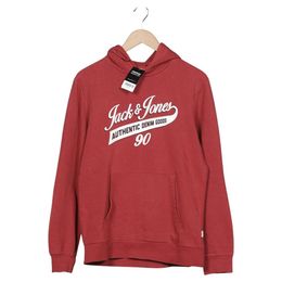Jack & Jones JACK & JONES Kapuzenpullover Herren Gr&ouml;&szlig;e S Second Hand rot