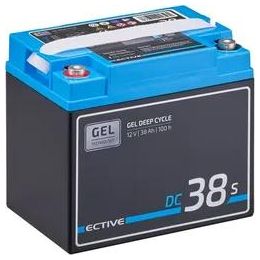 ECTIVE DC 38S GEL Deep Cycle mit LCD-Anzeige 38Ah Versorgungsbatterie